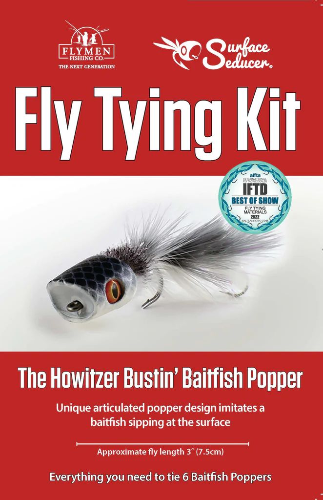 Flymen Fly Tying Kit Howitzer Popper Fly tying kit - Ruoto.com webstore