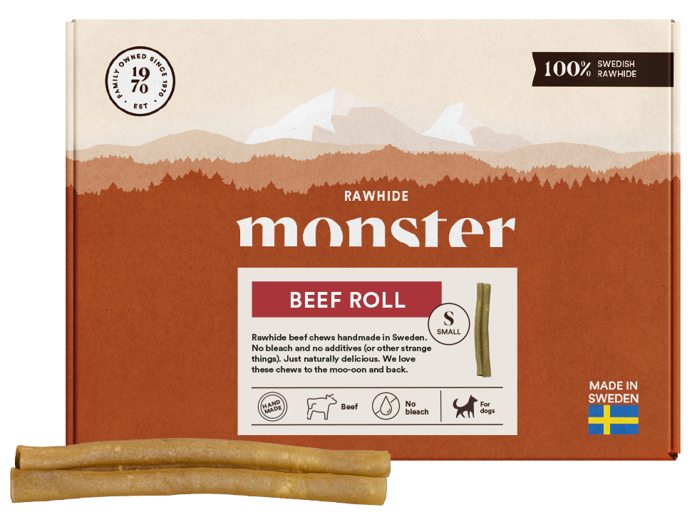 Monster Rawhide Beef Roll Medium Beef roll - Ruoto.com webstore