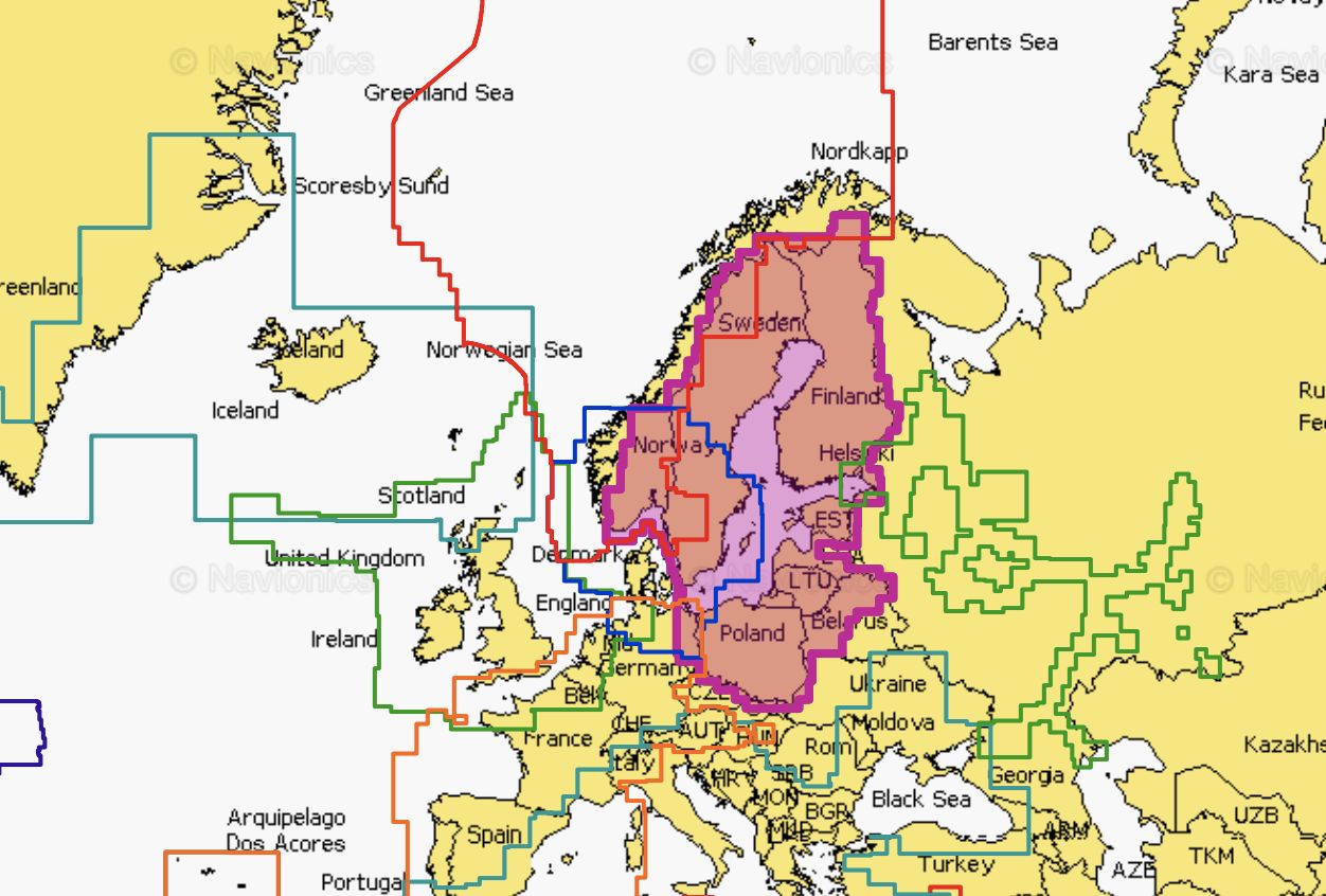 Navionics Updates Pre Chart update - Ruoto.com webstore