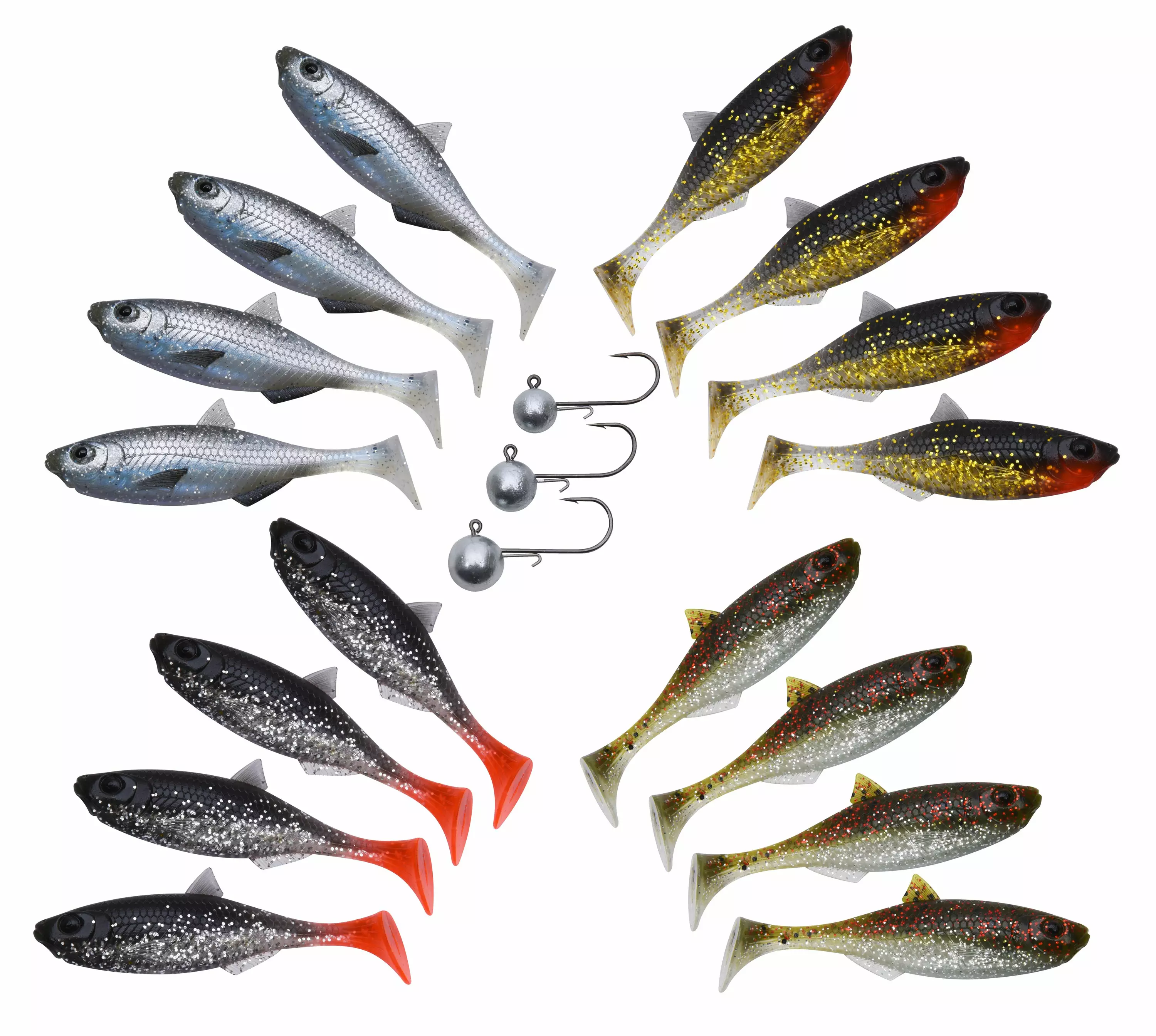 Patriot Baitfish 6cm Clear Water Mix Jig assortment in a box 16+3 pcs ...