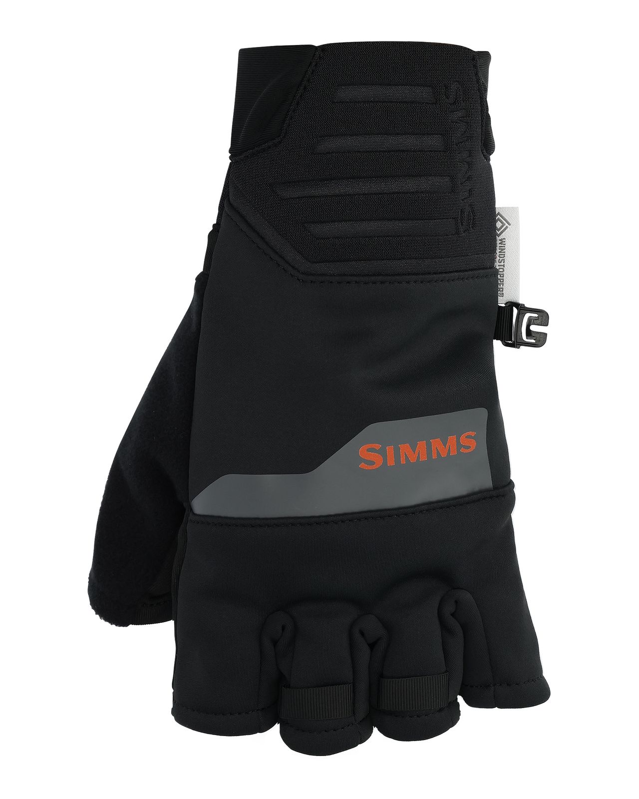 Simms Windstopper Half-Finger Glove Black - Ruoto.com webstore
